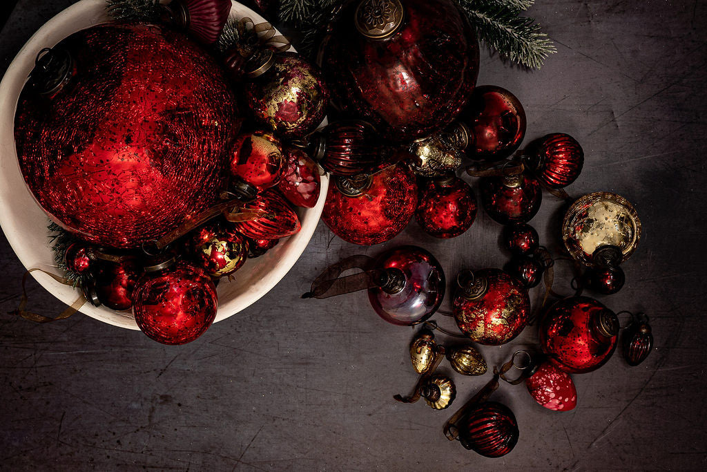 Red Glass Christmas Decorations – Bollywood Christmas